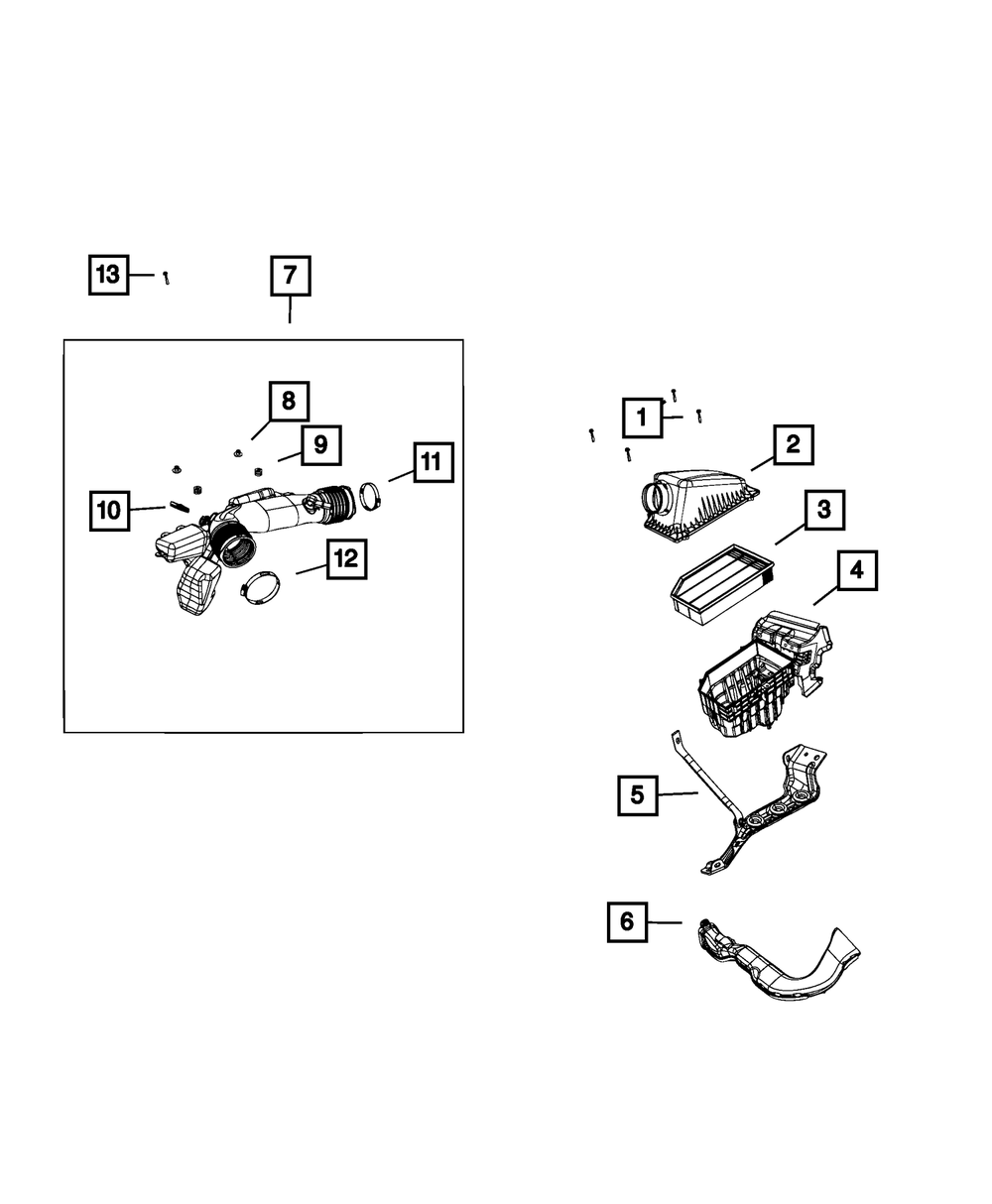 2018-2025 Jeep Air Filter 68257030AA | Mopar eStore