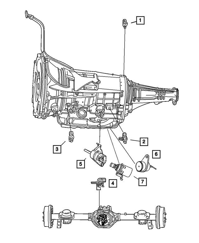 56028668AG - Wheel Speed Sensor 2004-2012 Mopar | Mopar Wholesale Parts