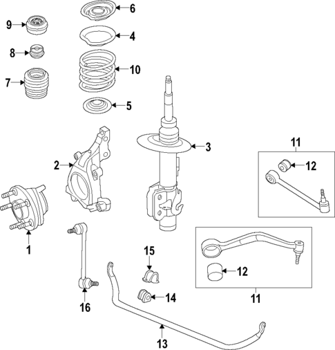 Front Suspension for 2017 Chevrolet SS | Parts Overstock