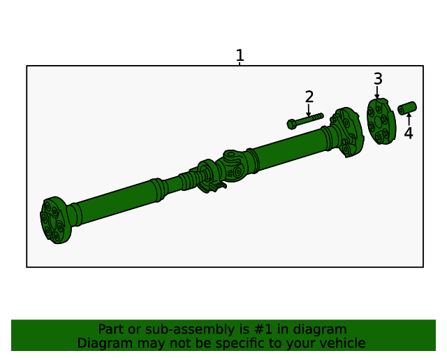 290-410-24-00 - Drive Shaft 2019-2023 Mercedes-Benz | AutoNation Parts