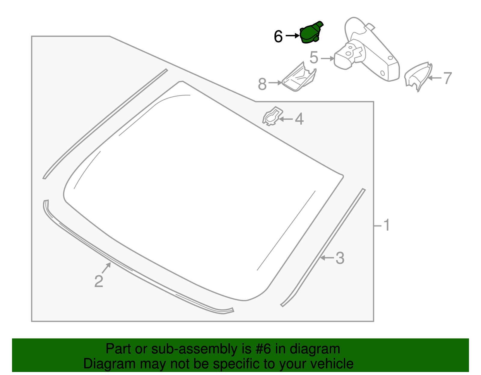 2013-2025 Ford Rain Sensor LU5Z-17D547-A | Miracle Ford Parts