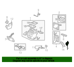 79140-SWA-A01 - Motor Assembly Mode - 2007-2011 Honda CR-V | Genuine ...