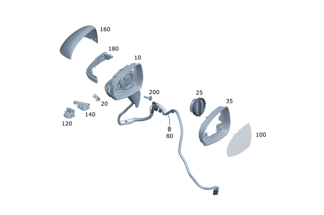 295-810-50-01 - Mirror Body 2023-2024 Mercedes-Benz | Mercedes-Benz USA ...