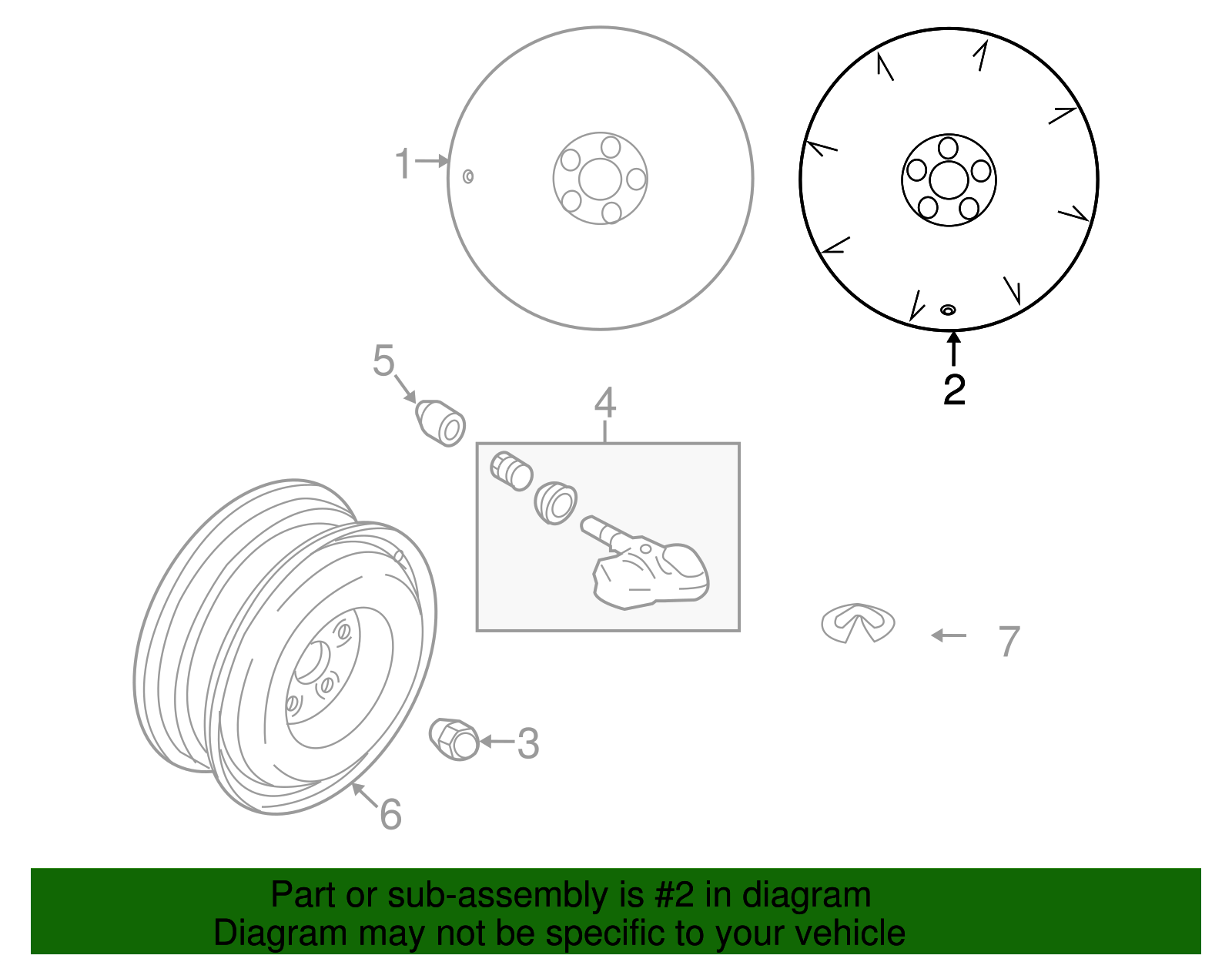 D0C00-1BU4A - Wheel, Alloy 2011-2015 Infiniti | INFINITI Parts ...