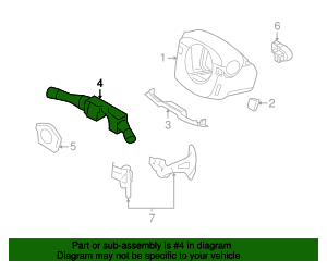 2014-2024 Nissan GT-R Multi-Function Switch 25560-KB51A | Nissan Parts ...