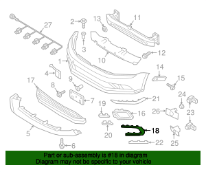 2016-2018 Volkswagen Jetta Outer Grille 5C6-853-665-G-9B9 | OEM Parts ...