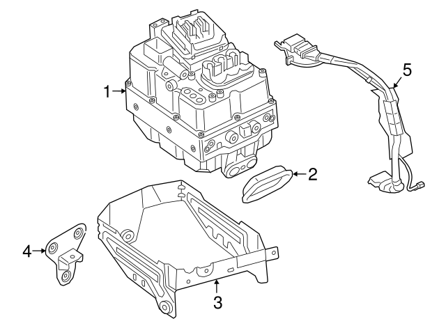 Genuine BMW 12-90-8-601-904 | Control Module Lower Bracket | FREE ...
