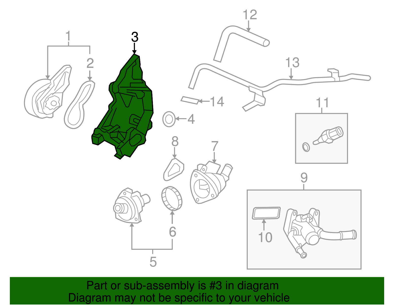 2010-2015 Honda Water Inlet 19410-REZ-A00 | OEM Parts Online