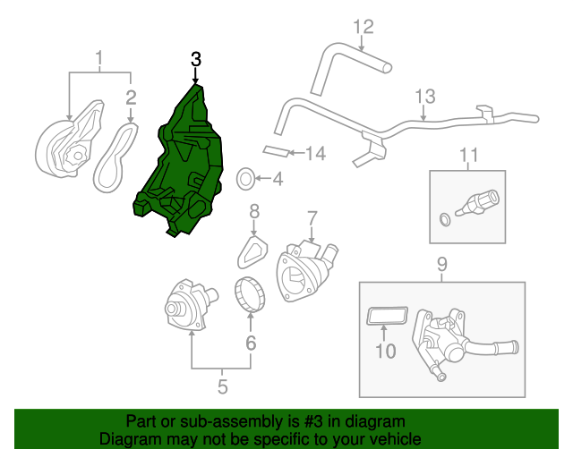 19410-REZ-A00 - Passage, Water 2010-2015 Honda | Honda Parts Online