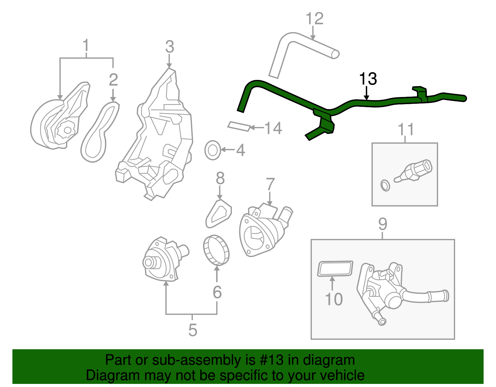 19510-R40-A60 - By-Pass Pipe 2012-2014 Honda CR-V | Honda Parts Online