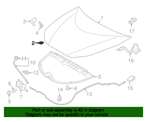 Toyota Hood Hole Plug Part# 9095006124 | Toyota Of Colorado Springs Parts