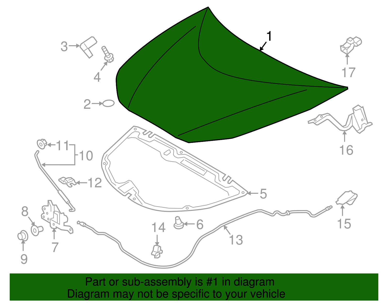 53301-47120 - Hood 2017-2022 Toyota Prius Prime | Longo Toyota Parts