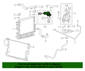 2017-2023 Mopar Thermosta 68217305ag | TascaParts.com