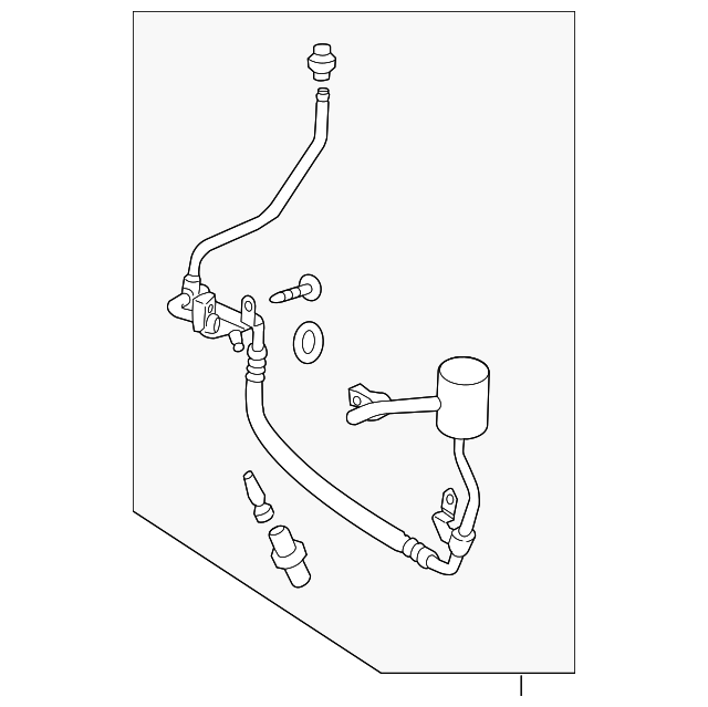 2013-2016 Ford Motorcraft™ Discharge Hose YF-37206 | Ford OEM Parts Online