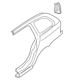 41218242348 - 2000-2005 BMW Quarter Panel (41-21-8-242-348) | BMW of ...