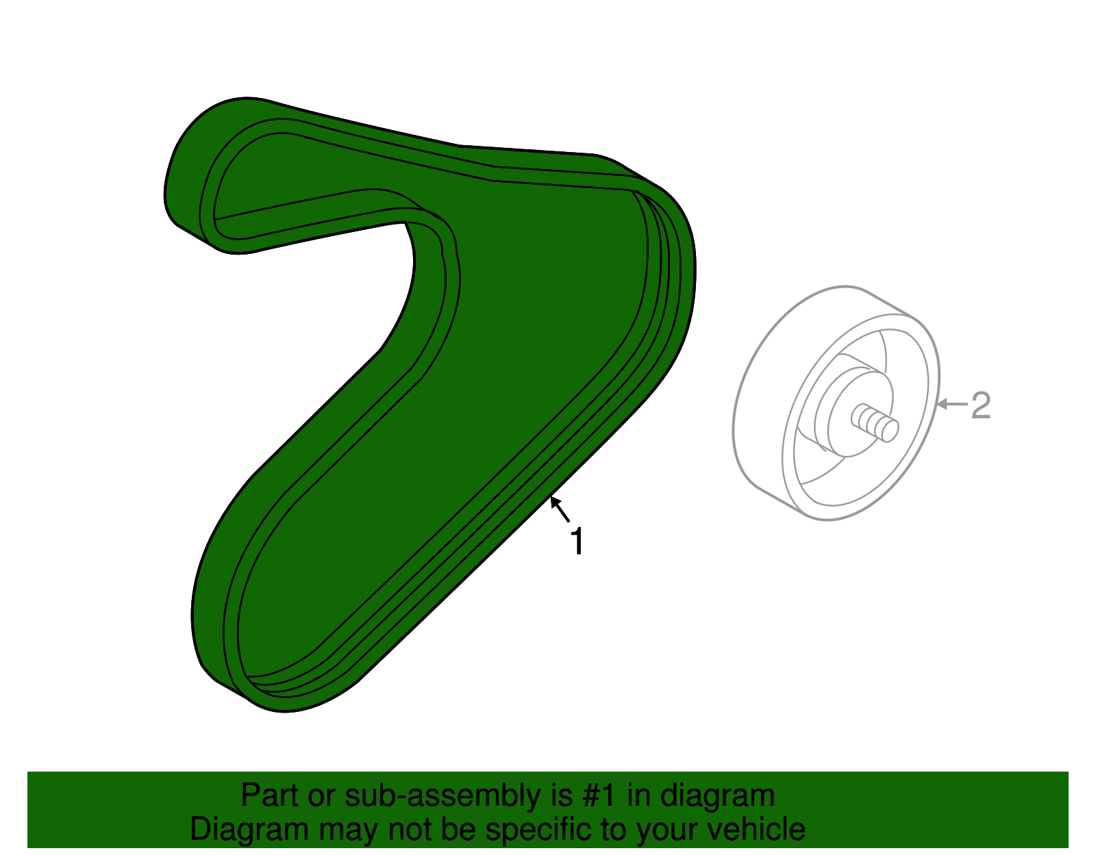 2016-2017 Hyundai Veloster Serpentine Belt 25212-2B080 ...