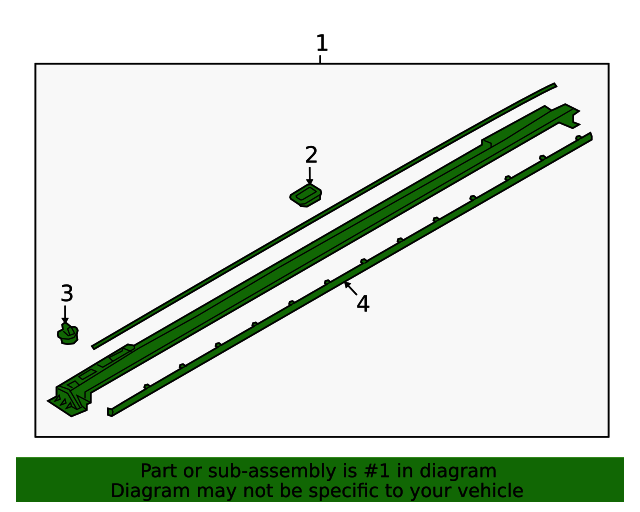 2016-2023 Mazda CX-9 Rocker Molding TK48-51-P50B | RealMazdaParts.com