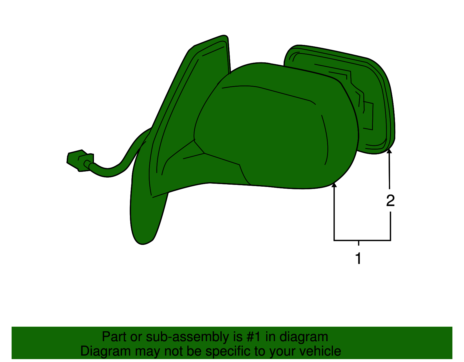 2004-2009 Lexus Mirror Assembly 87910-0E900 | OEM Parts Online