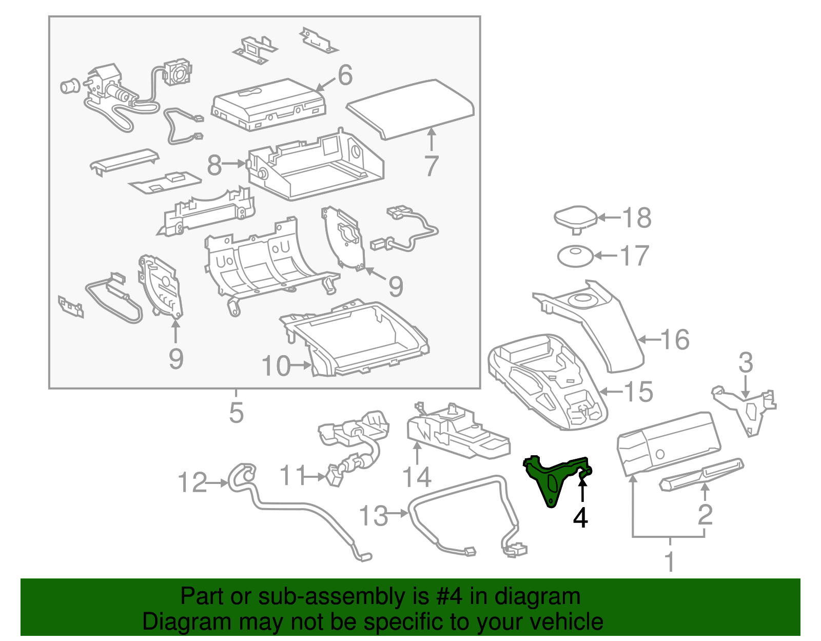 86274-75040 - GPS Navigation System Bracket 2010-2012 Lexus HS250h ...