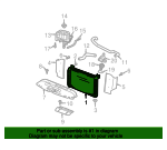 2001-2002 GM Radiator 89018317 | TascaParts.com