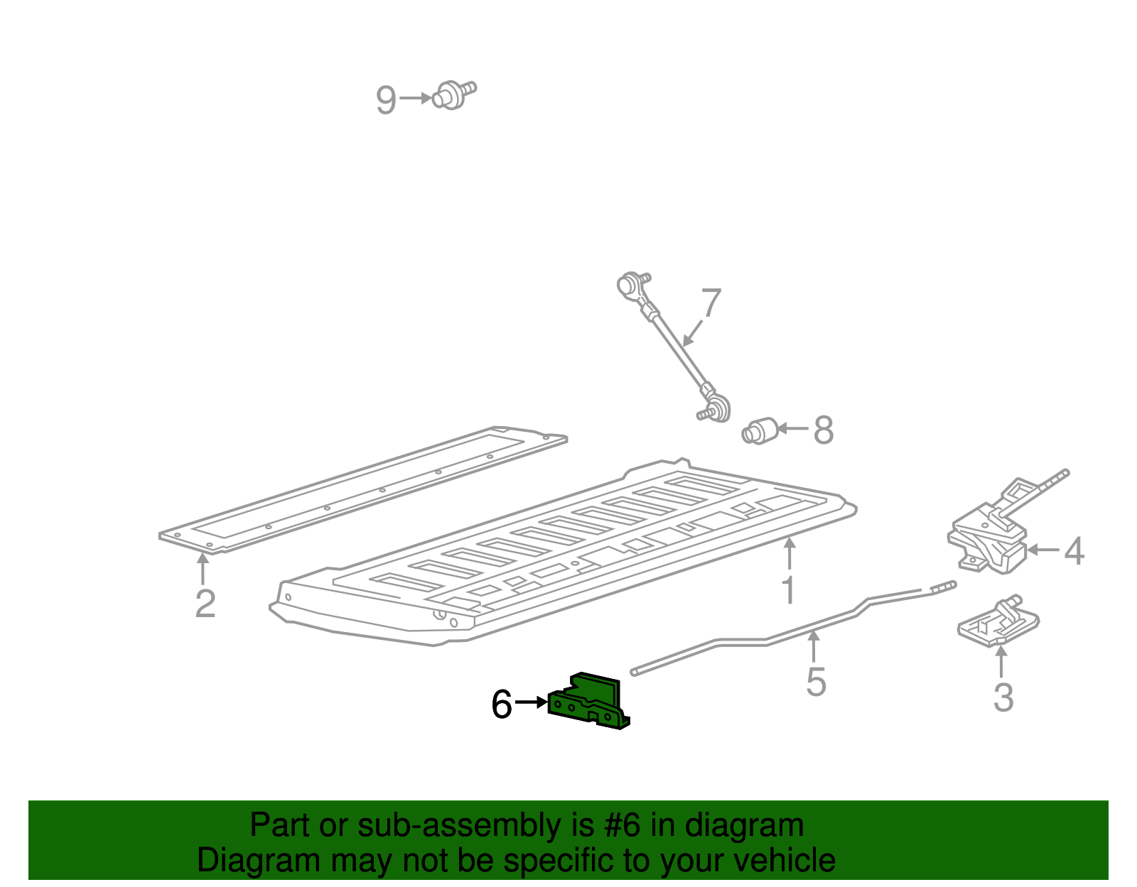 1997-2022 Ford | Tailgate Latch | 5L3Z-9943150-A | Walls' Ford Parts