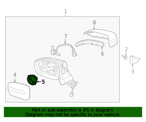 2019-2021 Kia Actuator - Passenger Side (RH) 87622-F6500 | TascaParts.com