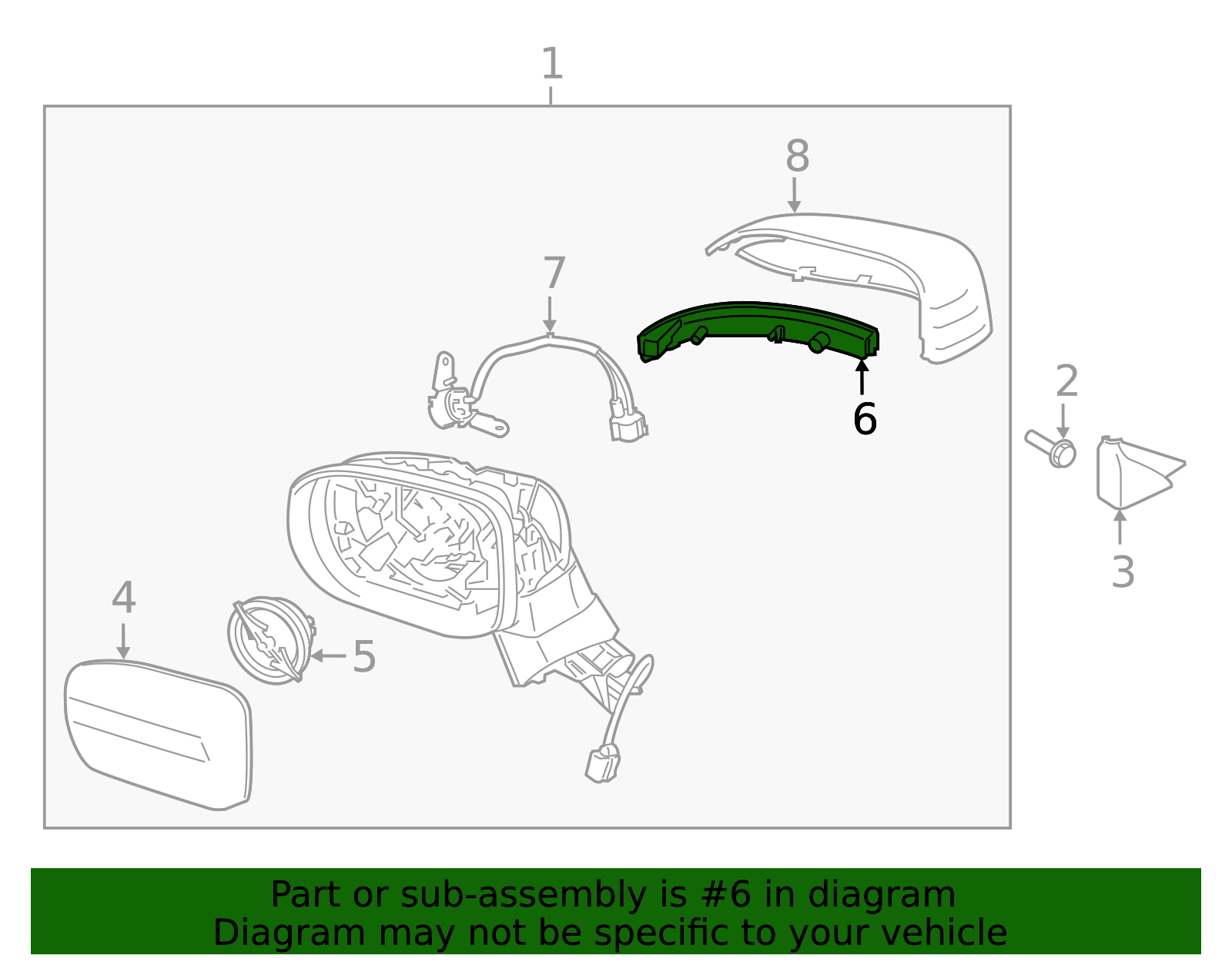 87614-S9000 - Signal Lamp 2020-2024 Kia Telluride | Kia Cheap Parts