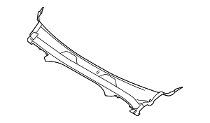 51717388714 - 2017-2023 BMW Cowl Grille (51-71-7-388-714) | Parts ...