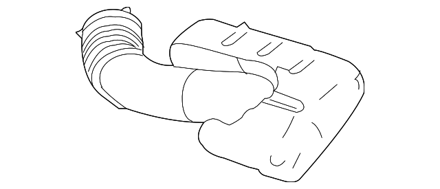 2008-2012 GM Air Cleaner Outlet Duct 19419245 GM | GMPartsDirect.com