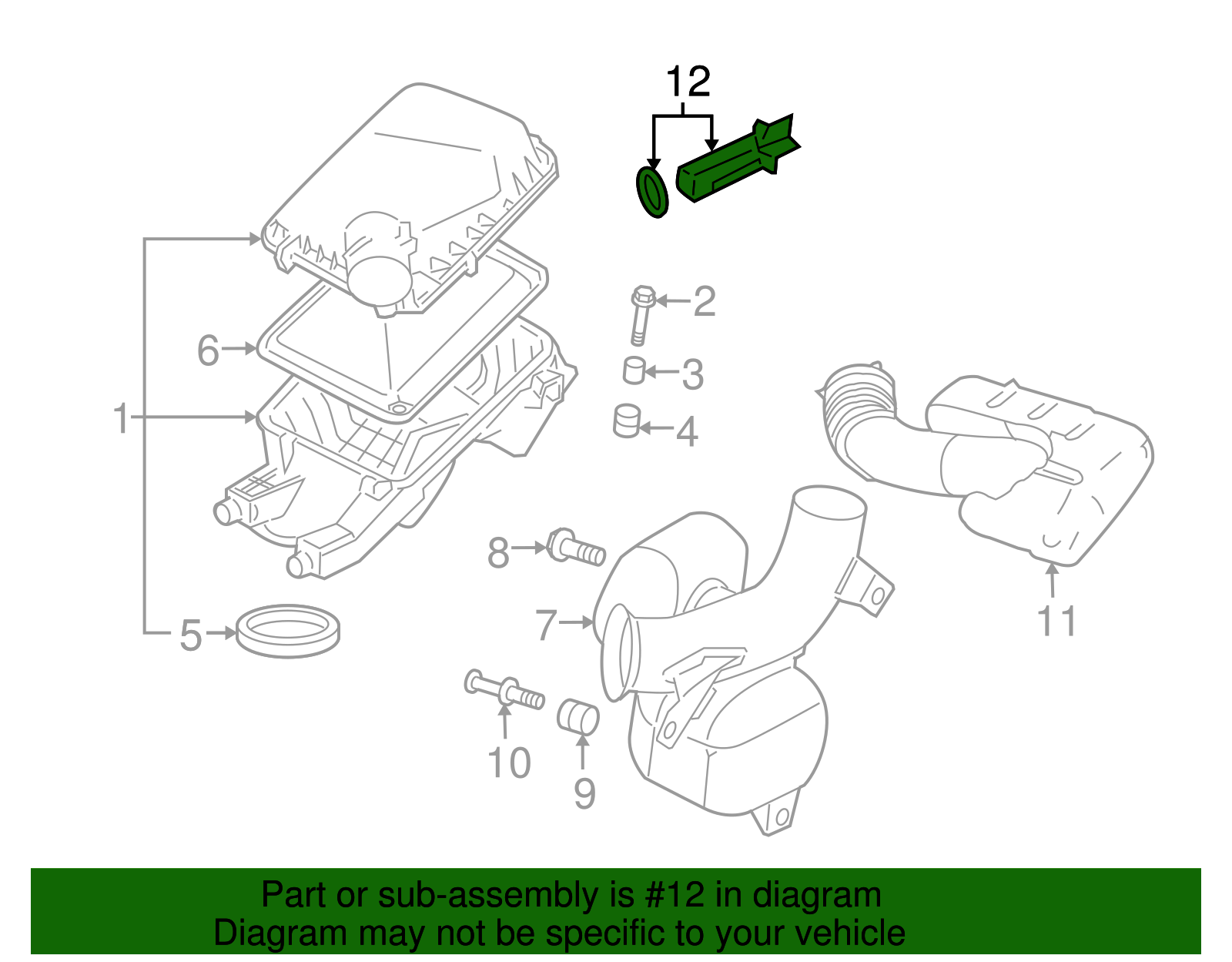 2003-2019 GM Mass Airflow Sensor with Intake Air Temperature Sensor ...