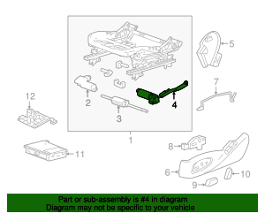 2014-2023 GM Driver Seat Vertical Adjuster Actuator 13533068 | Auto ...
