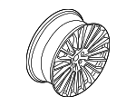 Genuine BMW 36-11-6-885-144 | 22" Style 757 Y-Spoke Ferric Gray Light ...
