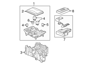 2014-2020 GM OEM NEW 14-20 GM Chevrolet GMC Engine Compartment Mini ...