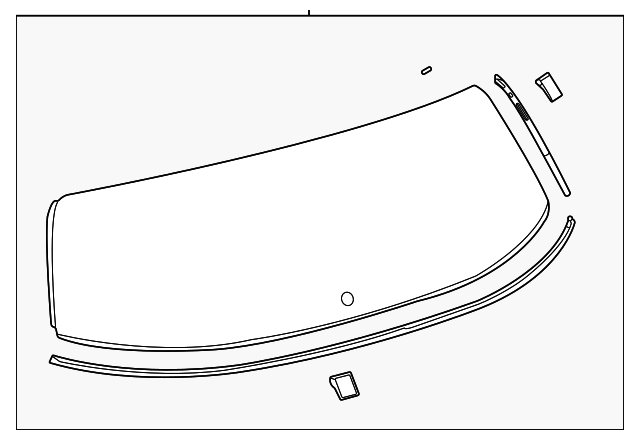 2021-2023 Toyota Sienna Lift-Gate Glass 68105-08070 | Toyota Parts Center