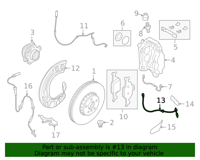 Genuine BMW 34-32-6-877-690 | Brake Hose | FREE Shipping on Most Orders ...