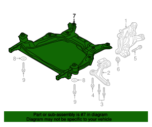 Genuine OEM Ford Part - Engine Cradle G3GZ-5C145-D | Genuine OEM Ford ...