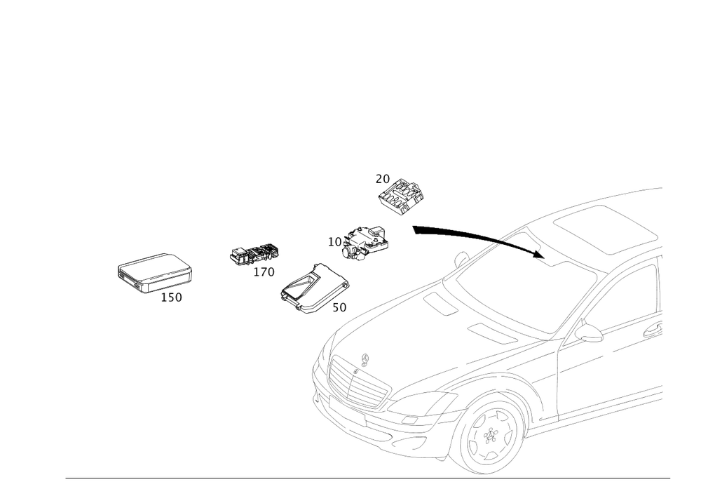 221-870-00-92 - Control Unit 1954-2025 Mercedes-Benz | Mercedes-Benz ...