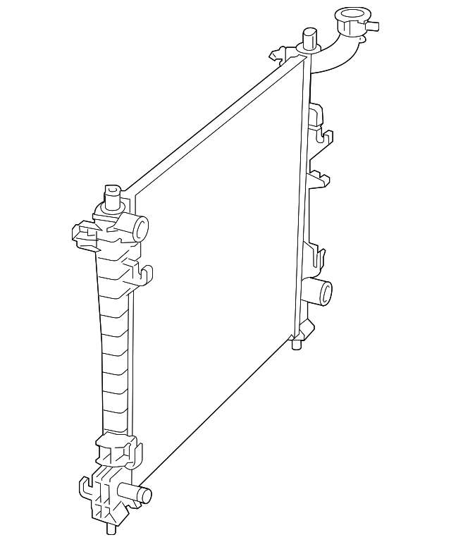 2015 Dodge Durango Radiator 68232591AB | Mopar Parts Canada
