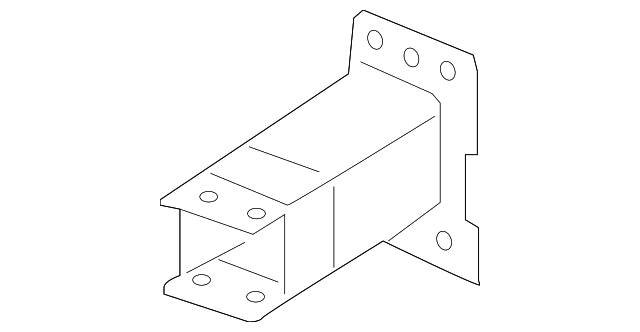2017-2023 Audi A4 allroad Bumper Bracket 8W0-807-133 | Genuine Audi Parts