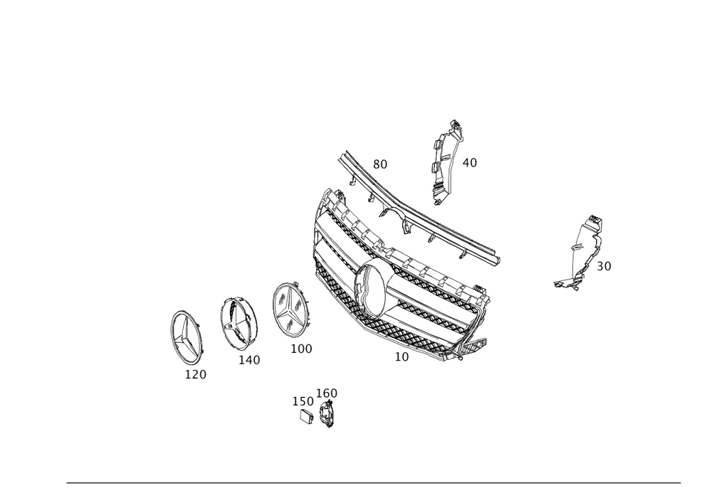 2014-2017 Mercedes-Benz Holder 246-888-00-14 | MB Parts Center