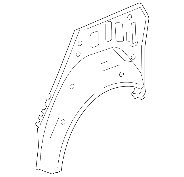 95486722 - Passenger Side Rear Wheelhouse Outer Panel 2012-2020 ...