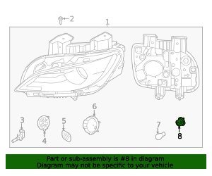2019-2023 Hyundai Signal Lamp Bulb Socket 92166-F1000 | Hyundai OEM ...