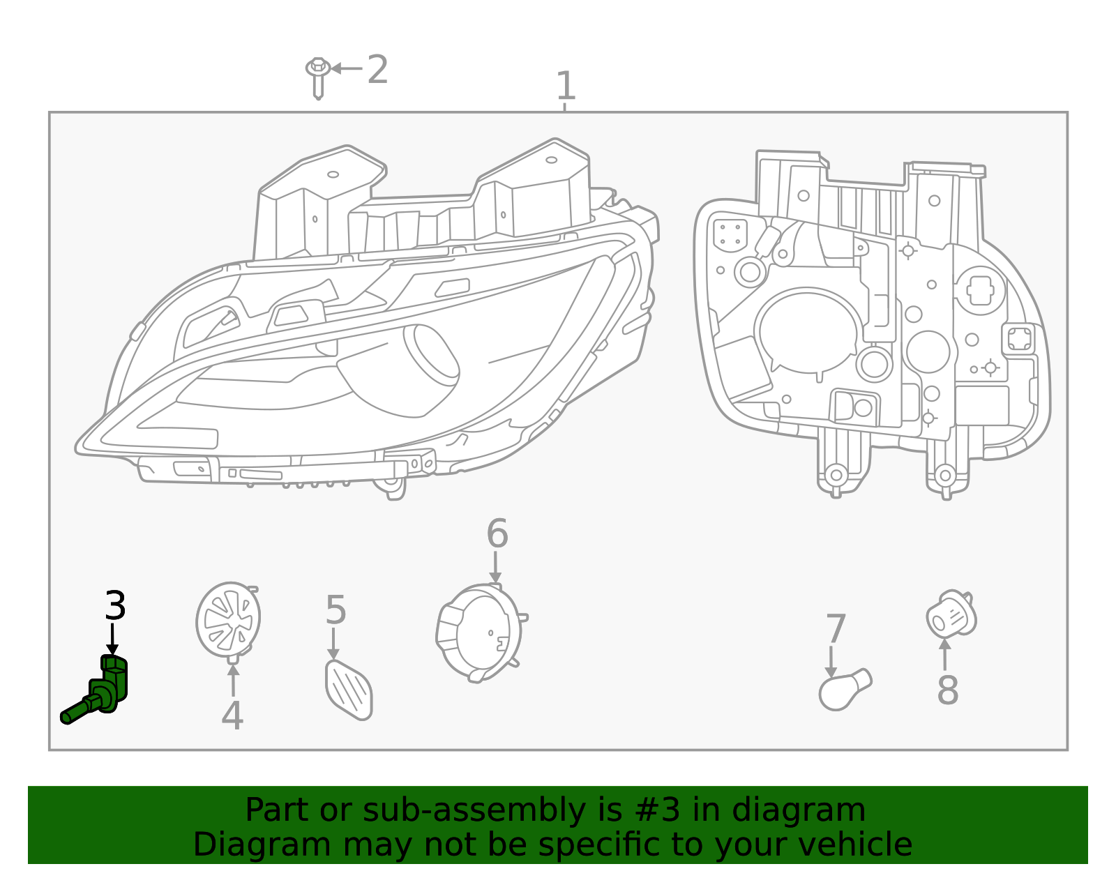 18647-65009-K - High-Quality Headlight Bulb for 2021-2023 Hyundai ...