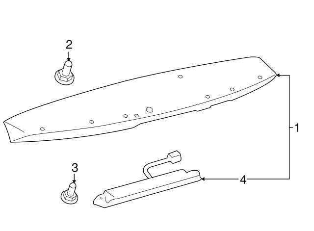 2008-2010 Toyota Highlander Spoiler Assembly 76085-48090-C0 | Toyota ...