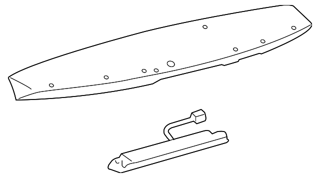 2008-2010 Toyota Highlander Spoiler Assembly 76085-48090-C0 | Toyota ...