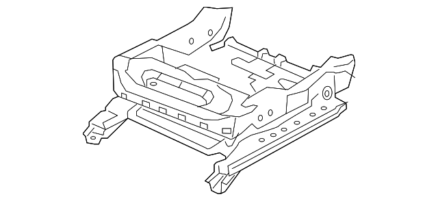 2015-2016 Nissan Murano Cushion Frame 87301-5AB0A | TascaParts.com