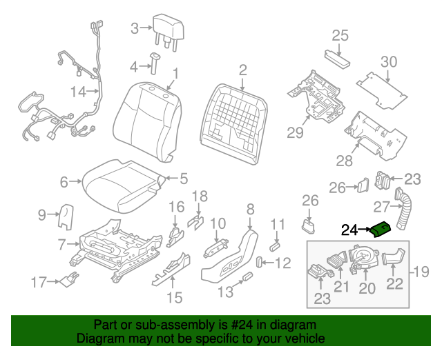2015-2019 Nissan Murano Control Box 873D6-5AA6A | Nissan Parts Plus