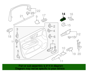 31433407 - Window Switch - 2016-2021 Volvo | Volvo OEM Parts Direct