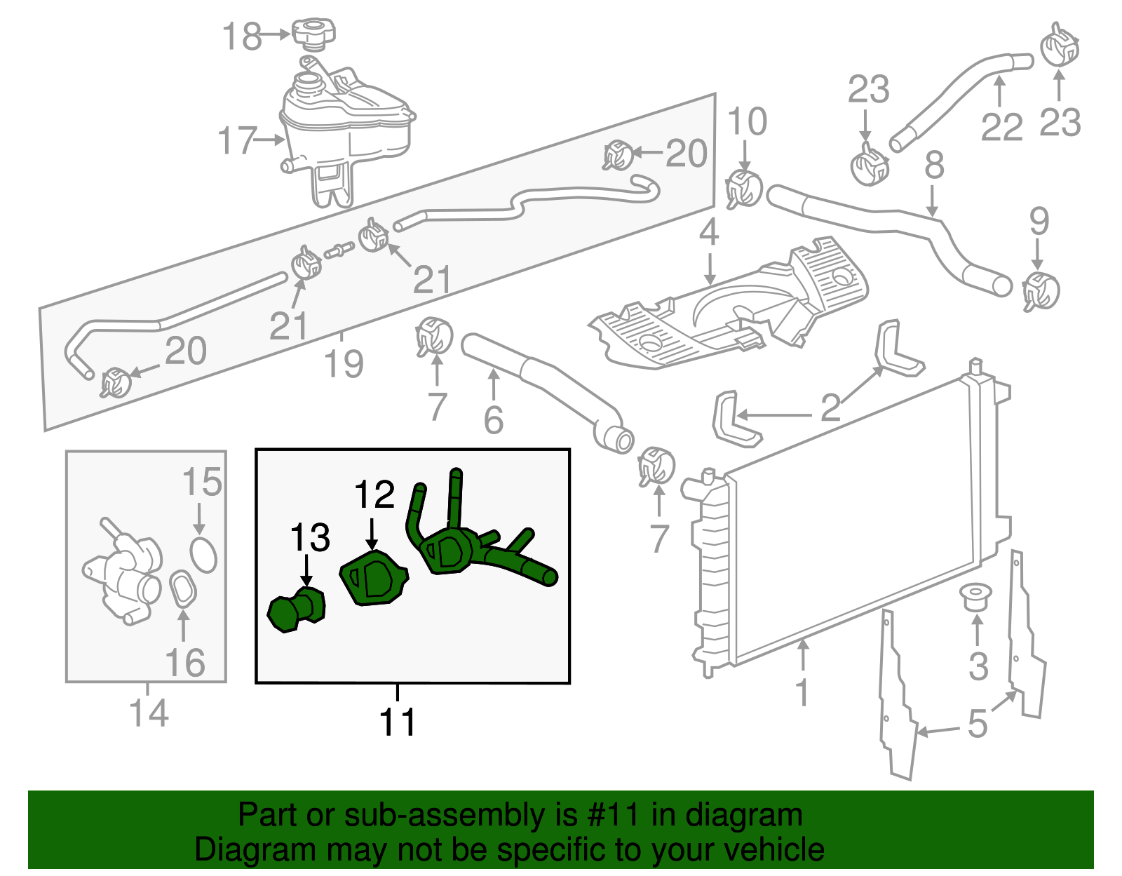 2012-2016 Chevrolet Housing 12689037 GM | GMPartsDirect.com