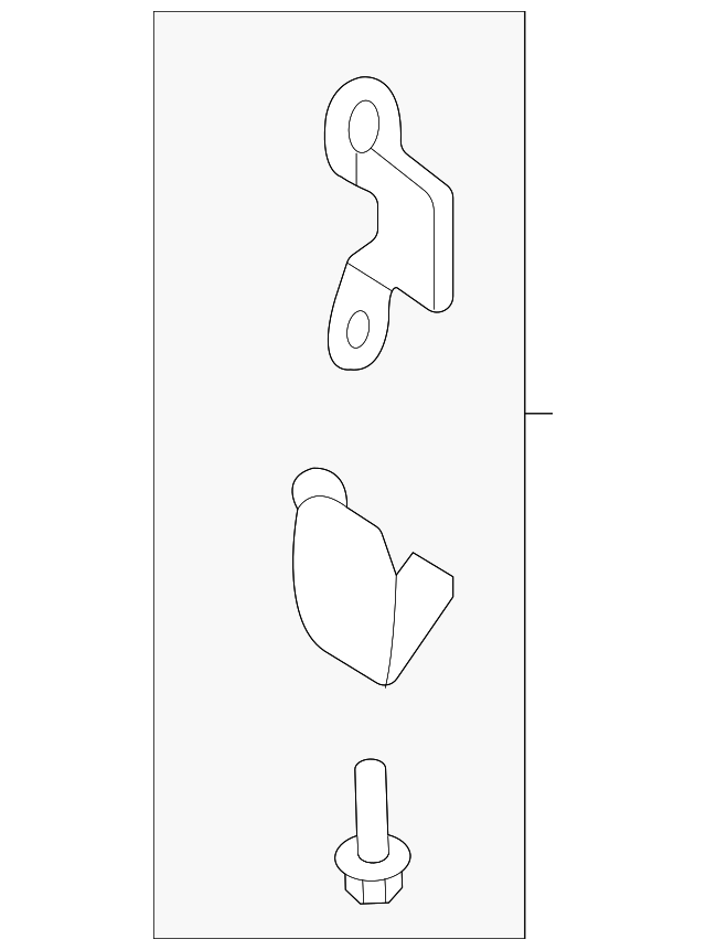 2021-2023 Ford Bronco Upper Hinge m2dz7826800a | TascaParts.com